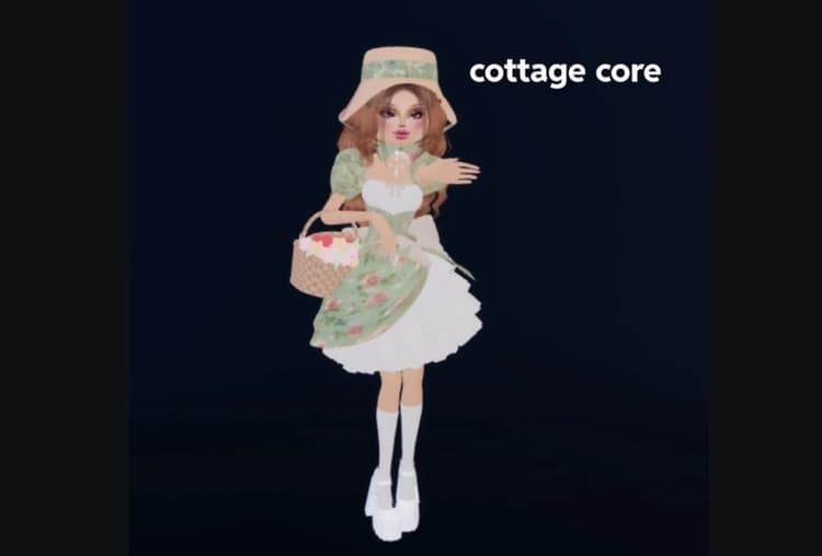 Cottagecore Outfit Ideas for Dress to Impress | DTI Cottagecore Outfits ...